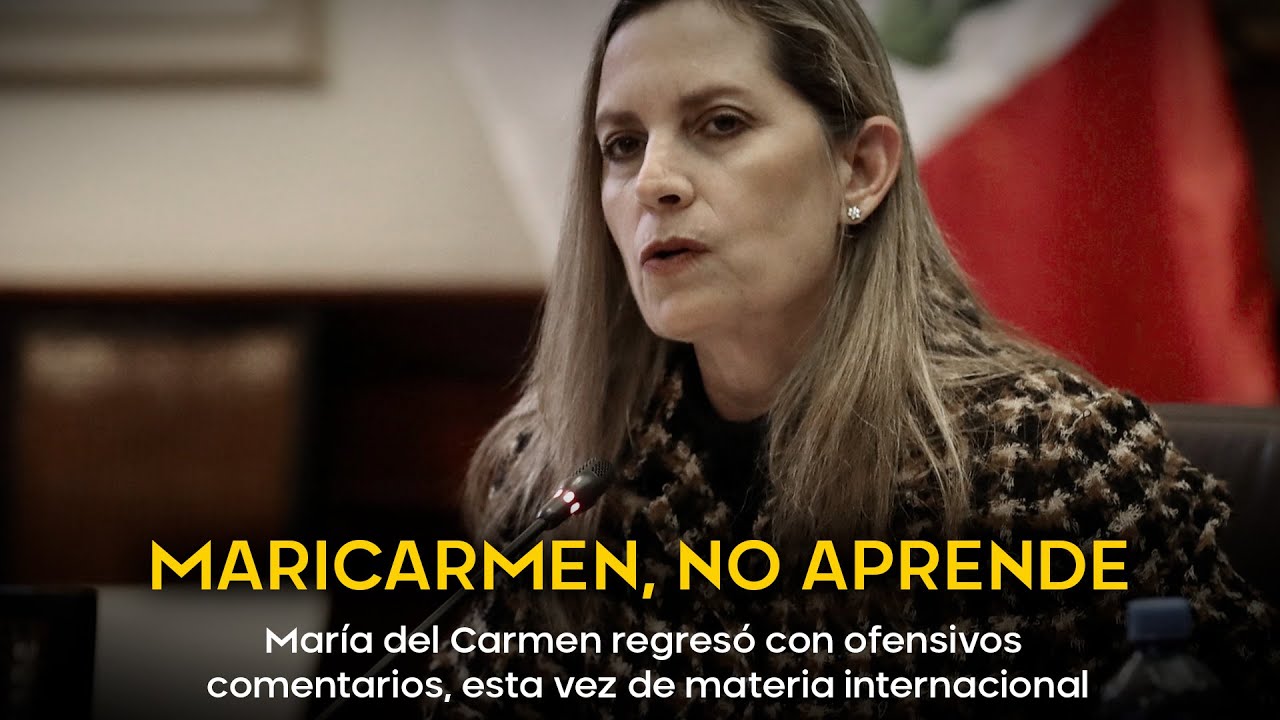 María del Carmen regresó con ofensivos y despectivos comentarios, esta ...