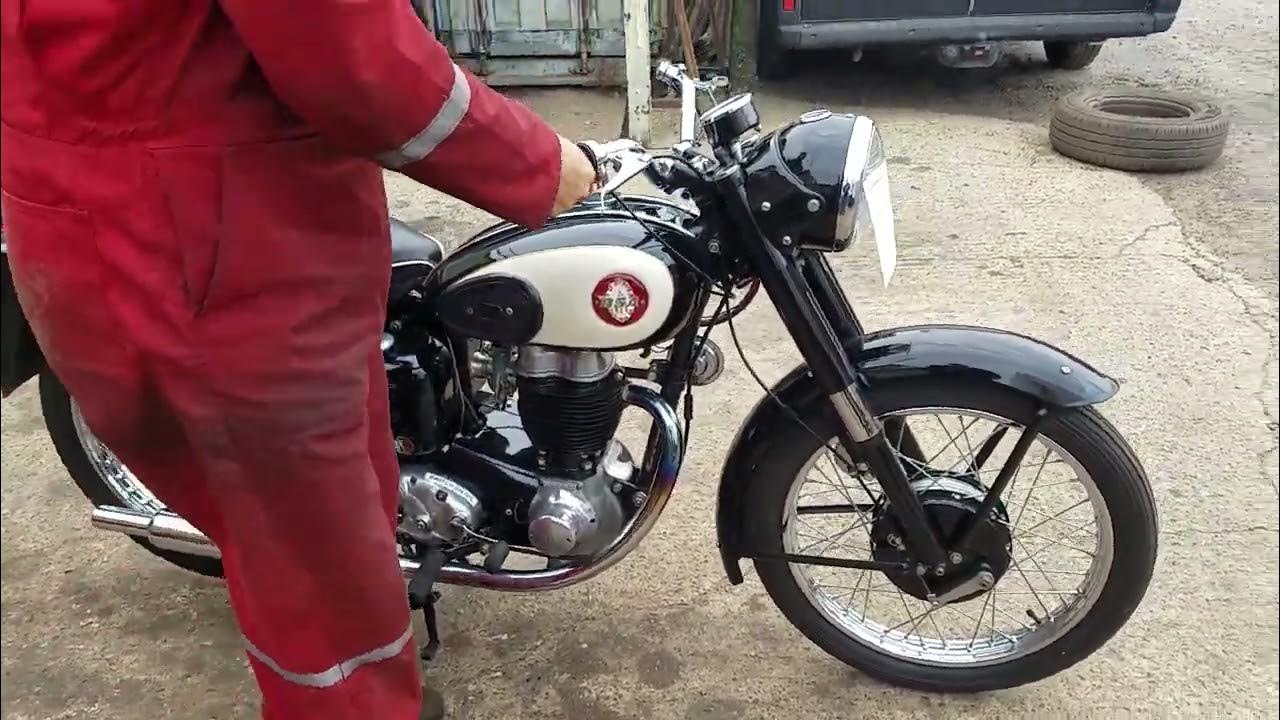 1956 BSA C12 250cc at Andy Tiernans #08573BSA - YouTube