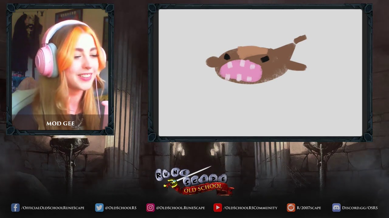 Mod Gee does OSRS Pictionary Round Three! - YouTube