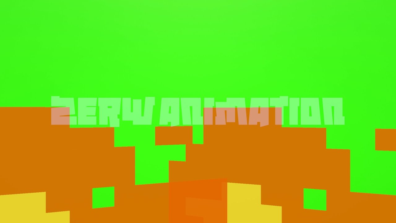 Minecraft Fire Animation Green Screen - YouTube