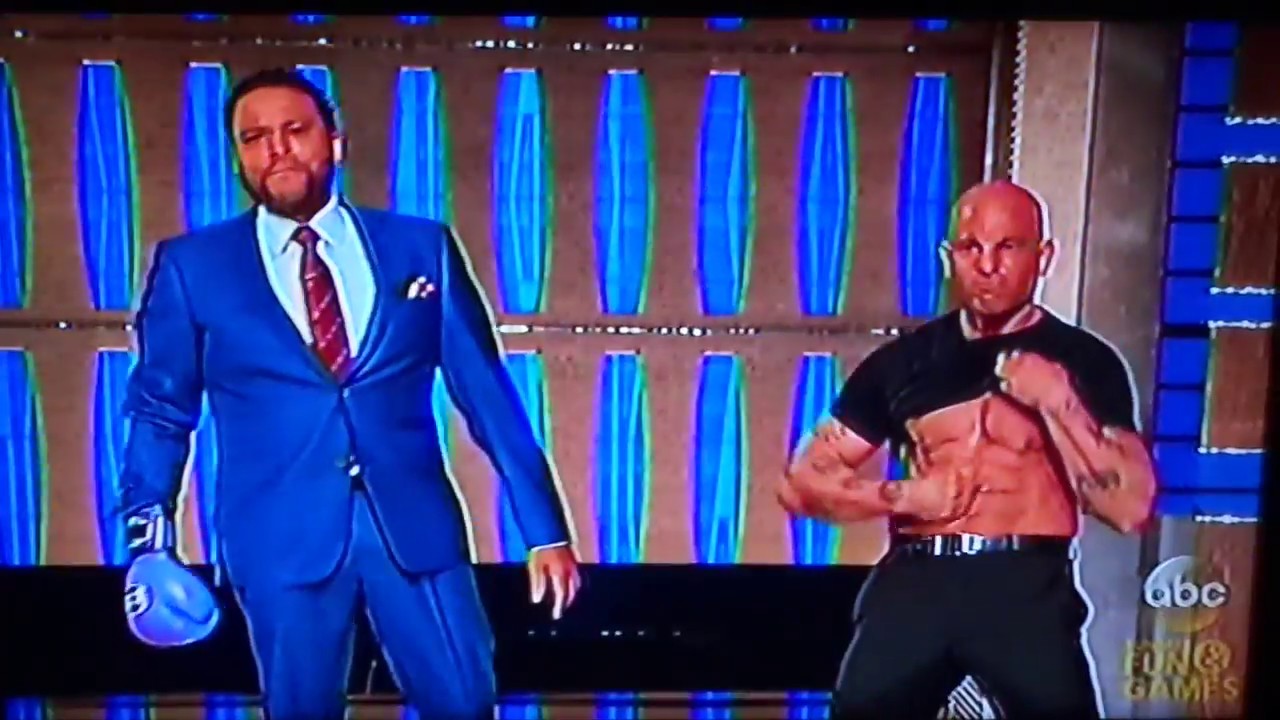 Razor Rizzotti Ultimate Punching Champion on TV show with Anthony ...