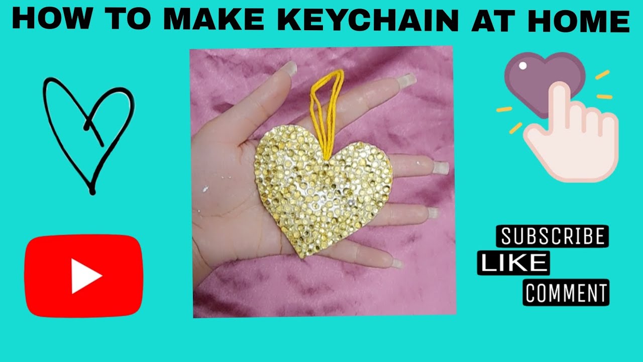 How To Make Heart shaped Keychain Heart Keychain Sargam Soni how-to-make-heart-shaped-keychain-heart-keychain-sargam-soni