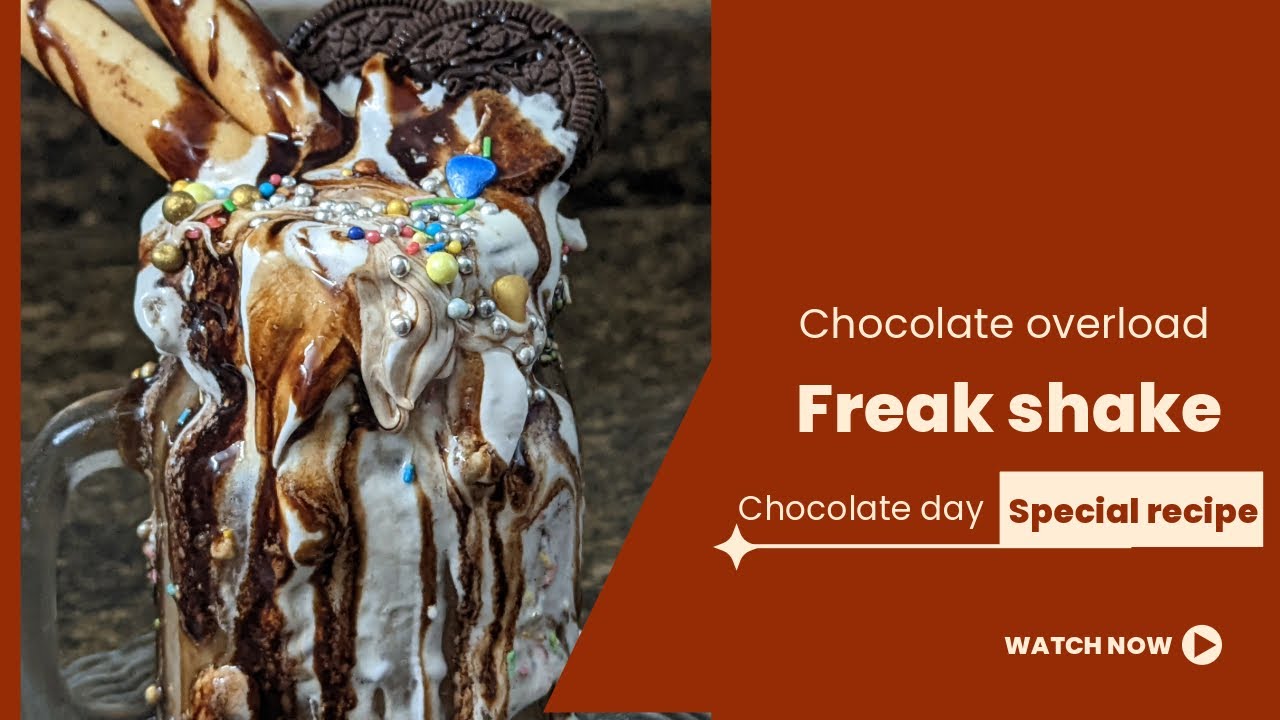 Chocolate overload Freak Shake|Milk Shake |Oreo biscuit recipe|Kids ...
