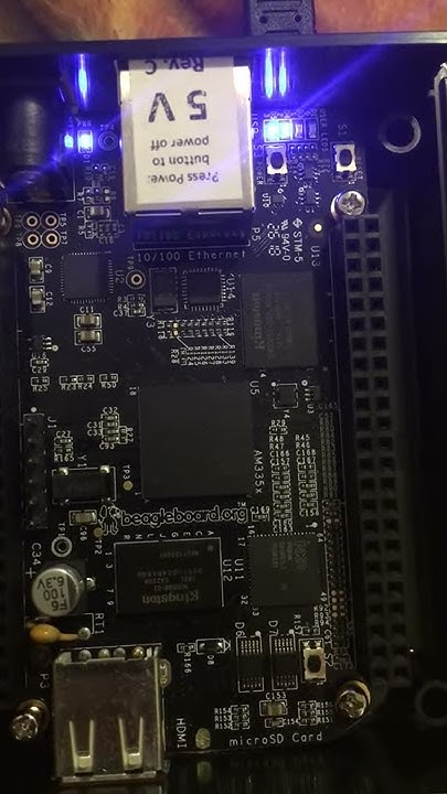 Copying new image to beaglebone black - YouTube