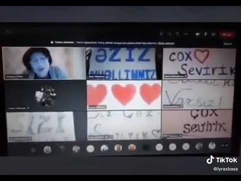 Şagirdlər onlayn dərsdə müəlliməyə surpriz etdi və ...