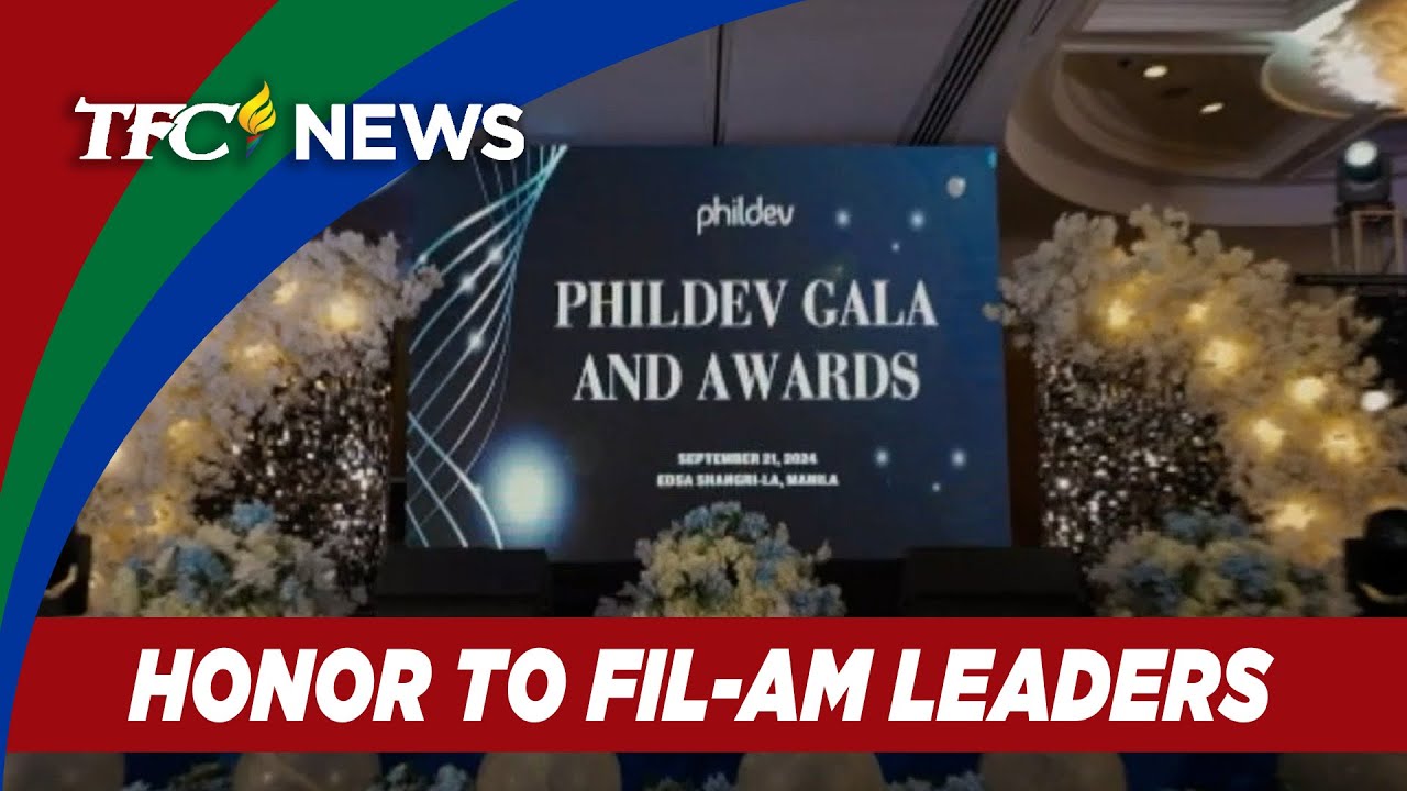 PHILDEV Awards honors Fil-Am leaders | TFC News California, USA - YouTube