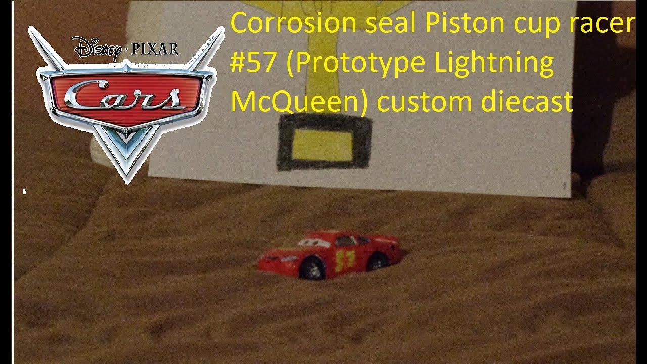 Disney Pixar Cars Prototype Lightning McQueen (Corrosion seal #57 ...