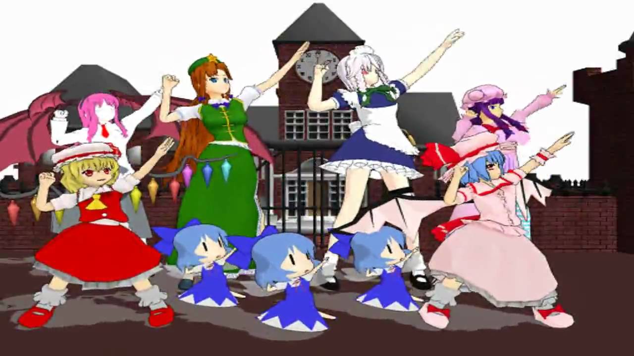 Touhou MMD - Cirno's Math Dance SDM {720p} - YouTube