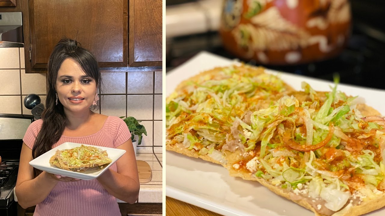 Tostadas/ Raspadas de Frijoles Auténticas y Deliciosos! - YouTube