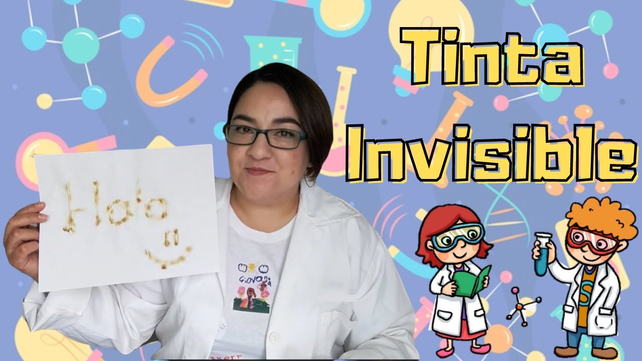 👩🏻‍🔬CIENCIA PARA NIÑOS: TINTA INVISIBLE👨🏻‍🔬 - YouTube