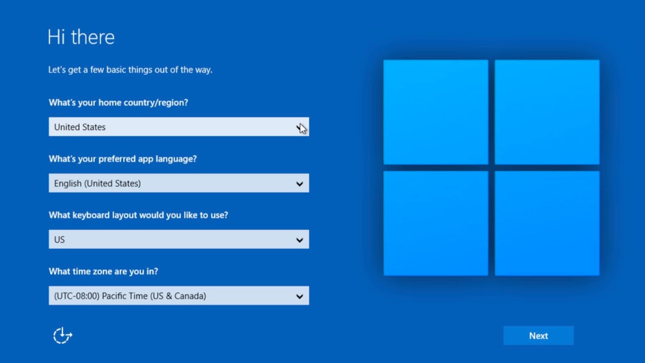 Windows 11 Fallback OOBE in action! - YouTube