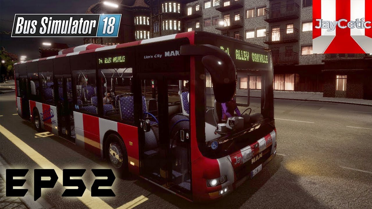 Bus Simulator 18 - EP52 - New Mission Pack #1 - Nightlife (Part - 2 ...