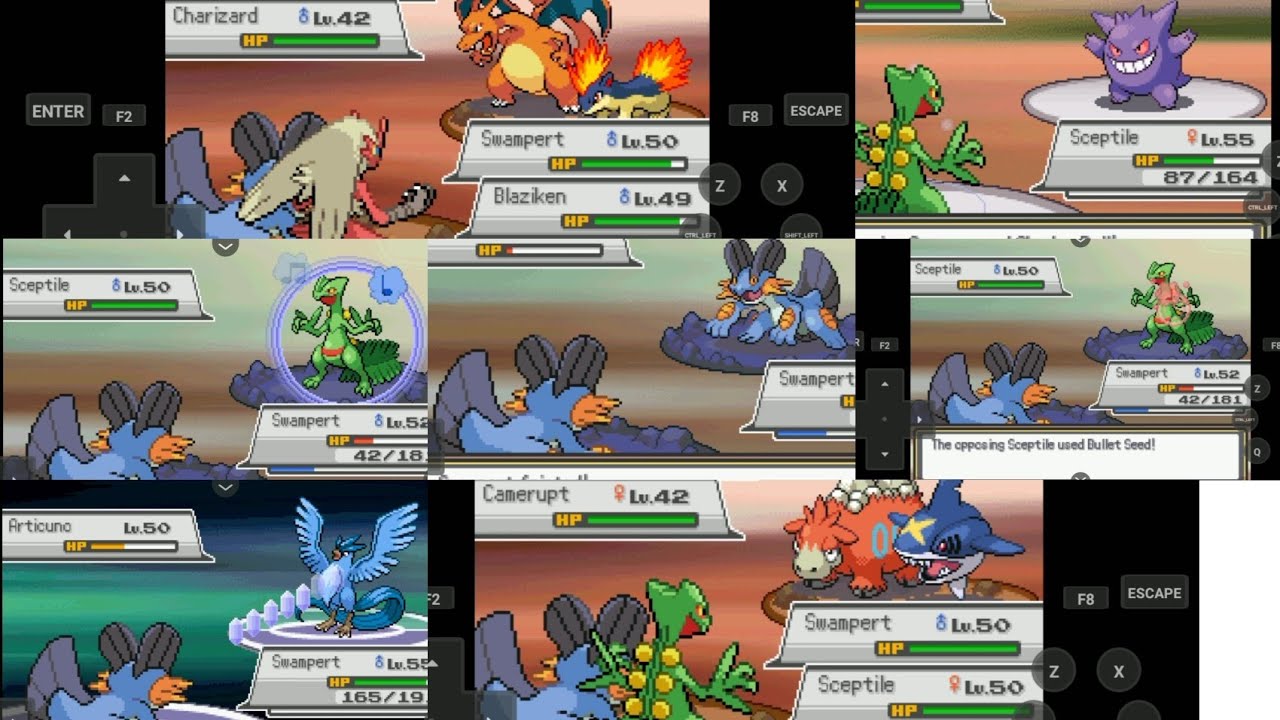 Pokemon Fire Ash🔥(complete journey of Ash Ketchum) Walkthrough (Hoen ...