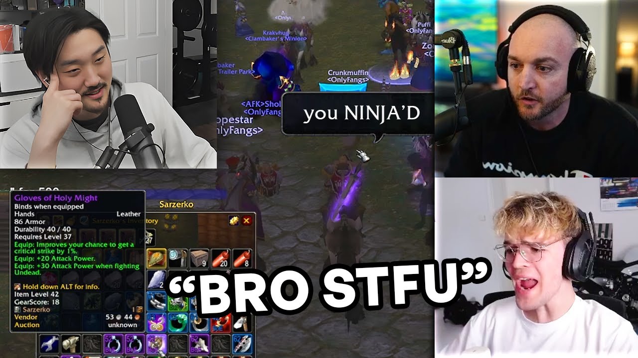 OnlyFangs is Having Ninja Looting Drama Again... - YouTube