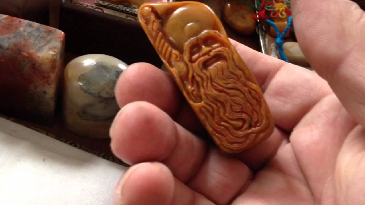 The King of all stones, Chinese Shoushan Tianhuang 壽山石 田黃 . - YouTube
