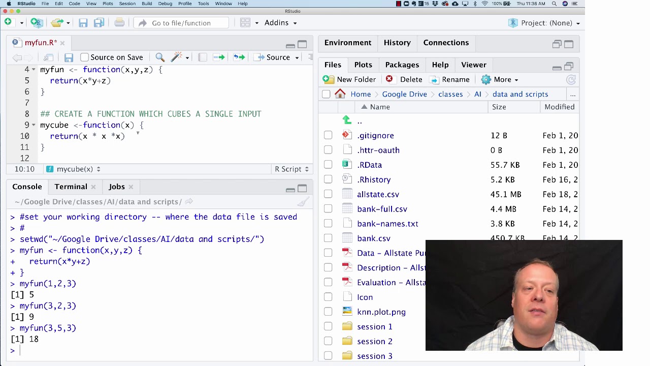 MBA - AI - Functions in R - YouTube