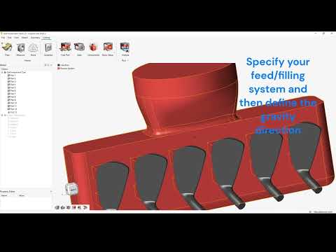 Inspire Cast - How to set up a Gravity Casting Simulation - YouTube