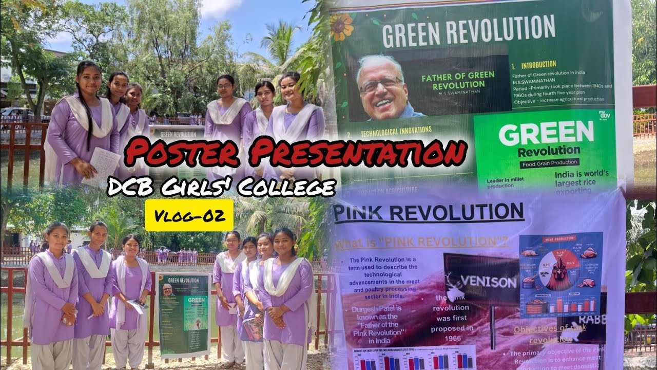 3rd Semester & 5th Sem Poster Presentation🌷Geography Department - YouTube