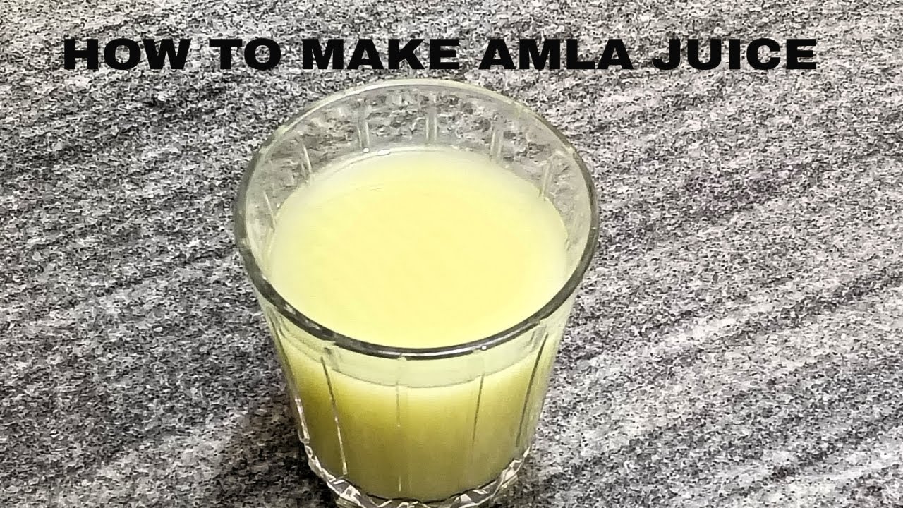 How to Make Amla Juice at Home | Amla Juice Recipe - YouTube