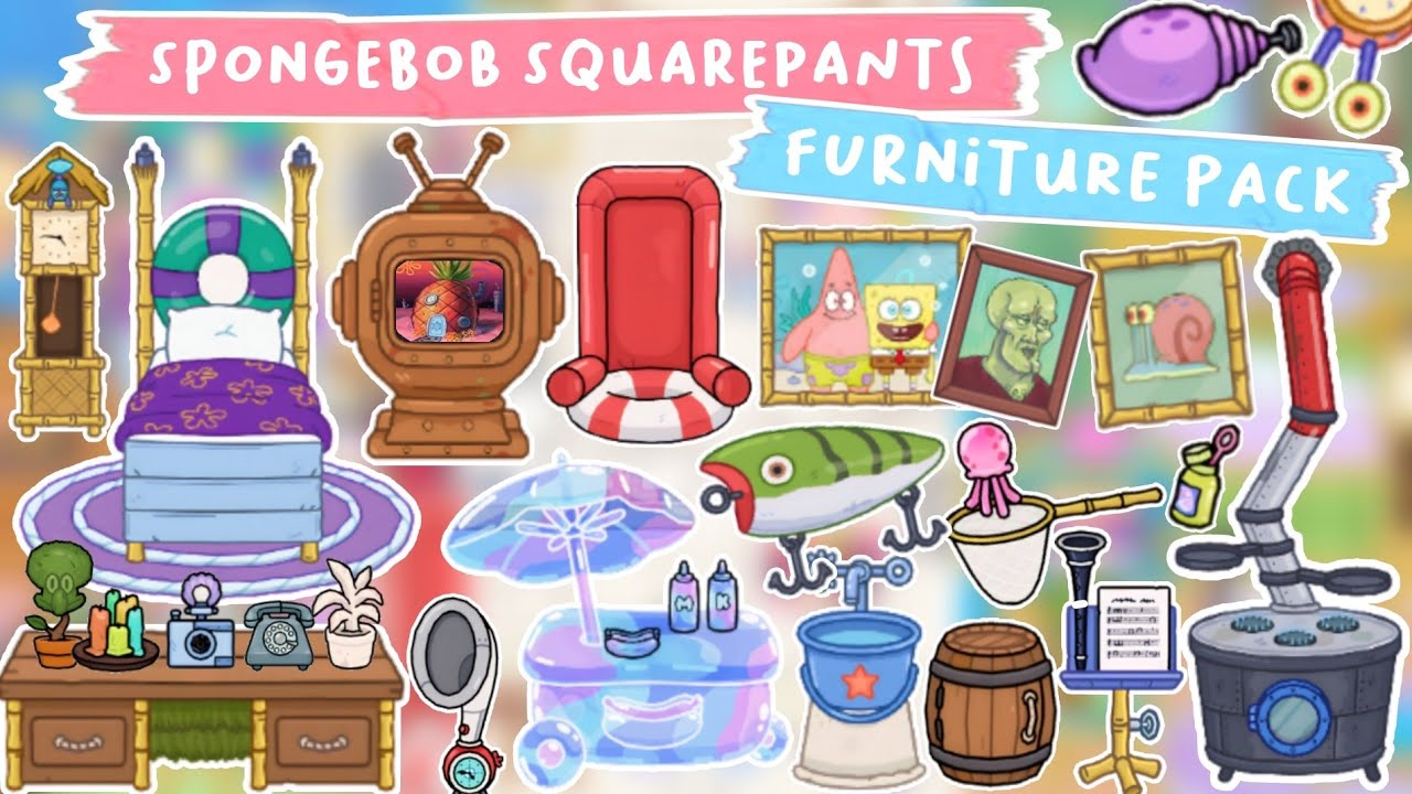 New Spongebob Squarepants Furniture Pack Out Now In Toca Life World๐ฑ๐