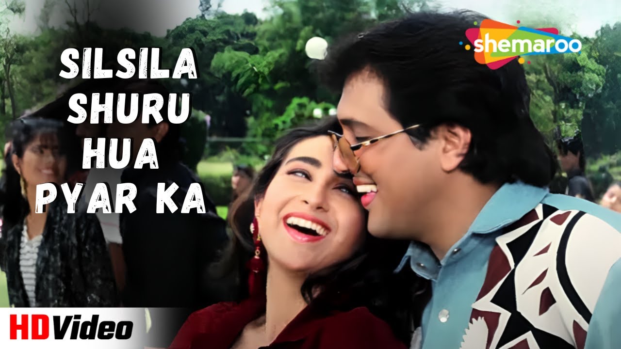 Silsila Shuru Hua Pyar Ka | Udit Narayan, Alka Yagnik | 90s Hindi Songs ...