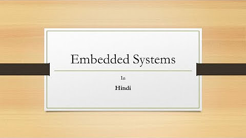 Embedded Systems Tutorial - YouTube