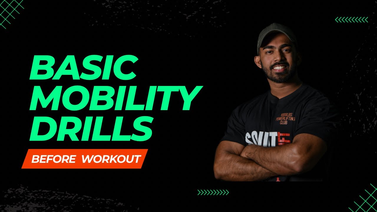 BASIC MOBILITY DRILLS // FOR BEGINNERS // Home workout // WARM UP ...