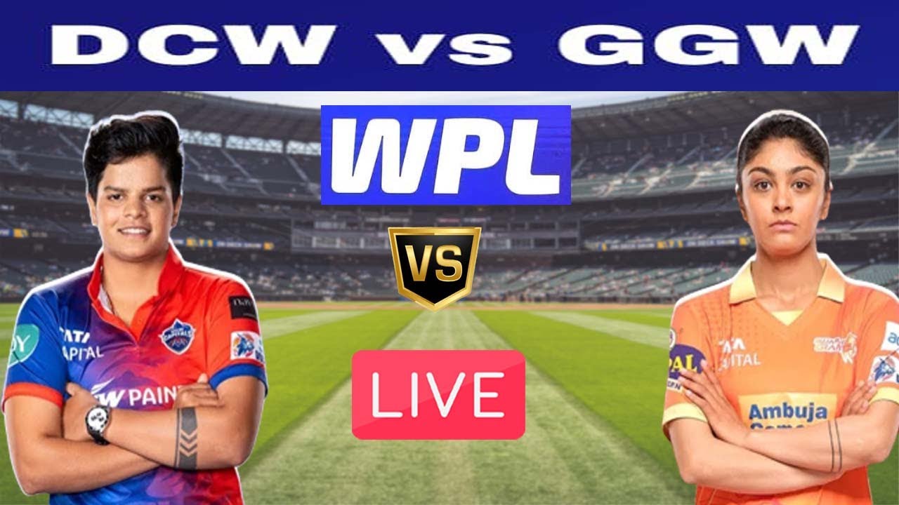 Live DCW vs GGW | Delhi Capitals Women vs Gujarat Giants Live 14th T20 ...