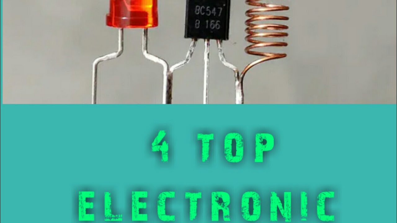 Top 4 Electronic Project With BC547 Transistor - YouTube