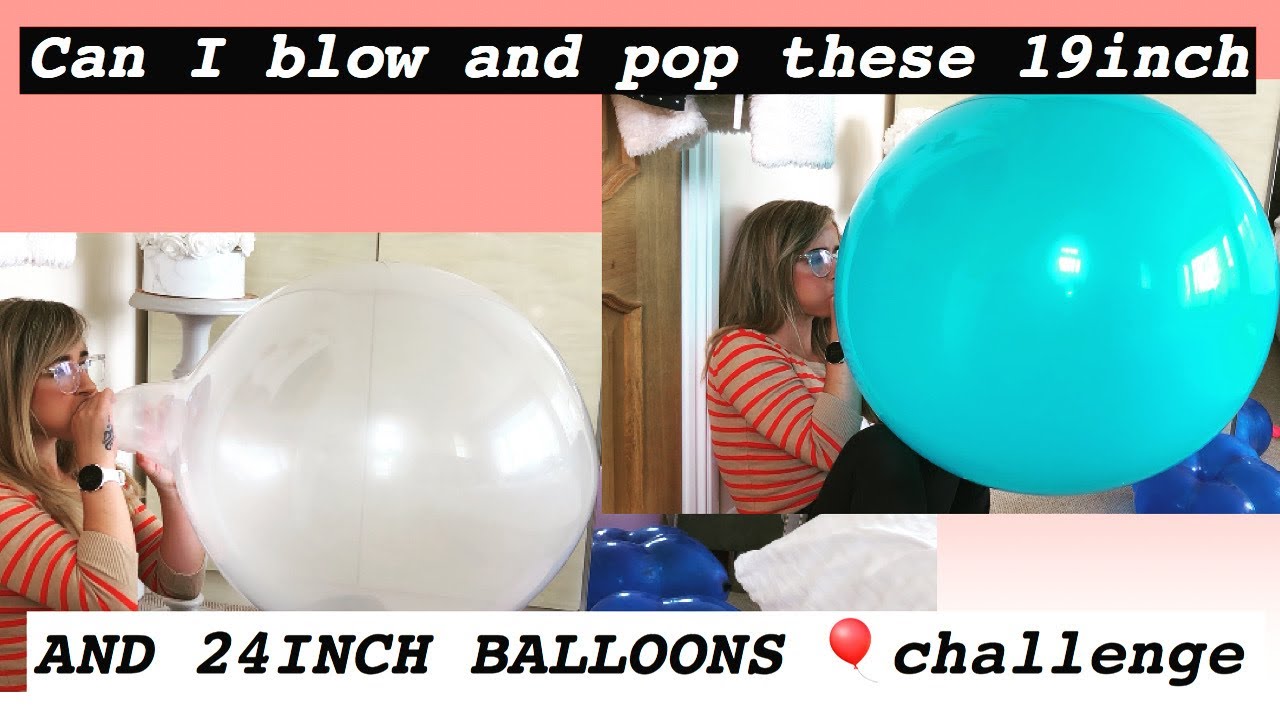 CAN I BALLOON POP MASSIVE BALLOONS CHALLENGE ?? - YouTube
