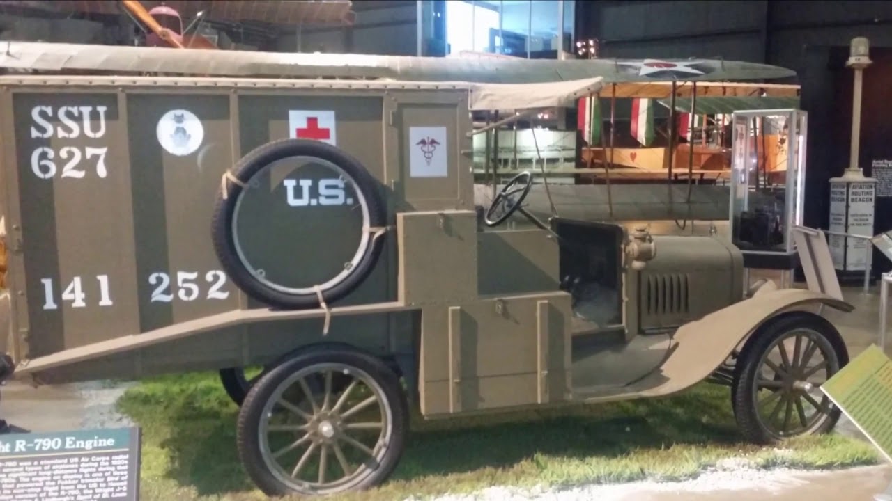WW1 Era Model T Ford Army Air Corps Military Ambulance - YouTube