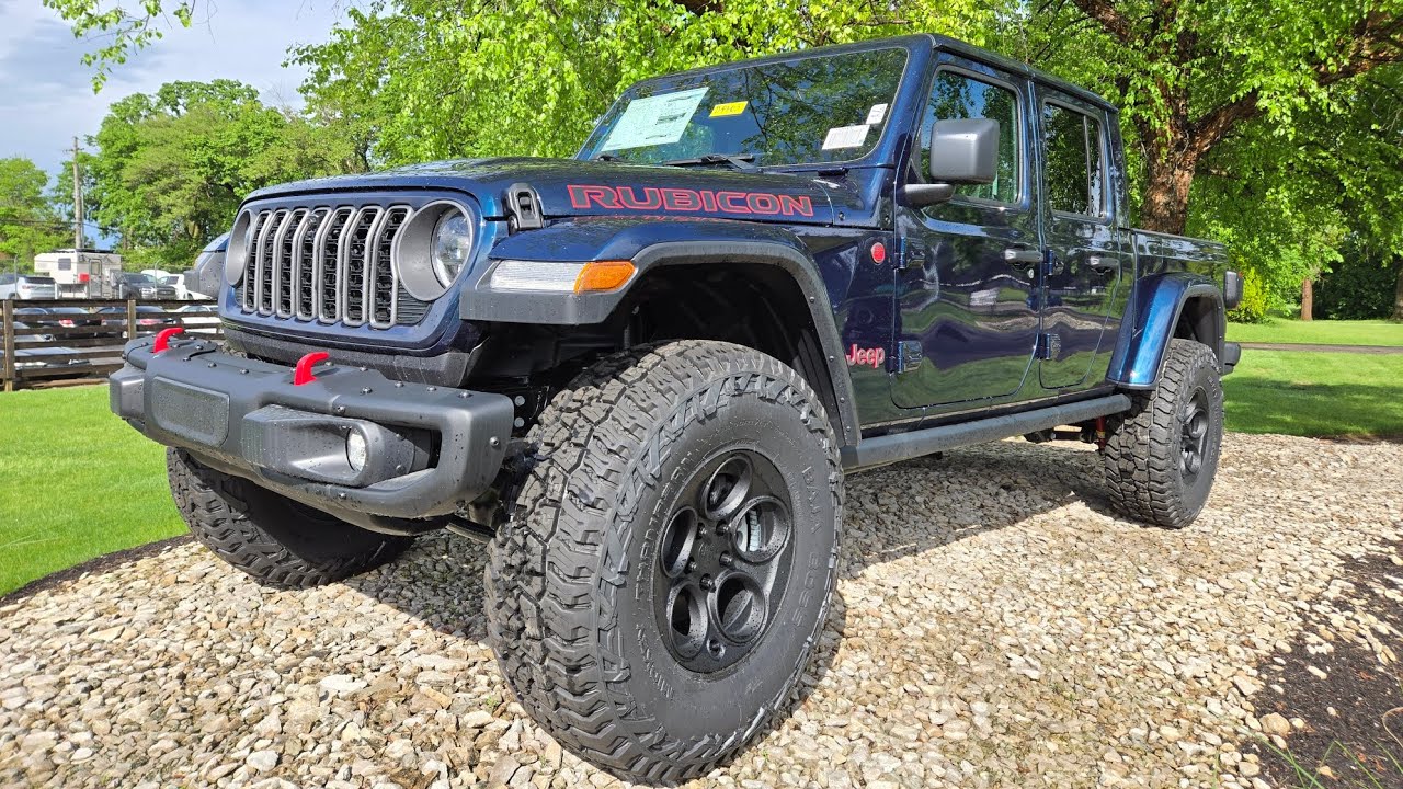 SOLD --- 2025 Gladiator RUBICON X in Fathom Blue (AEV Lift, AEV Wheels ...