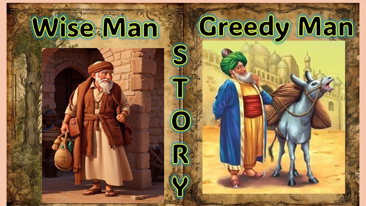 The Wise Old Man and the Unkind Rich Man, A Story for Kids To Learn ...