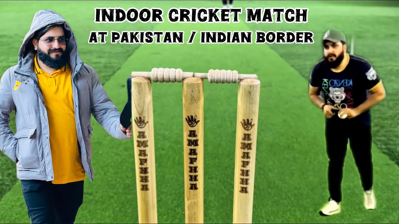 Indoor cricket match near Pakistan indian border #pakistanborder # ...