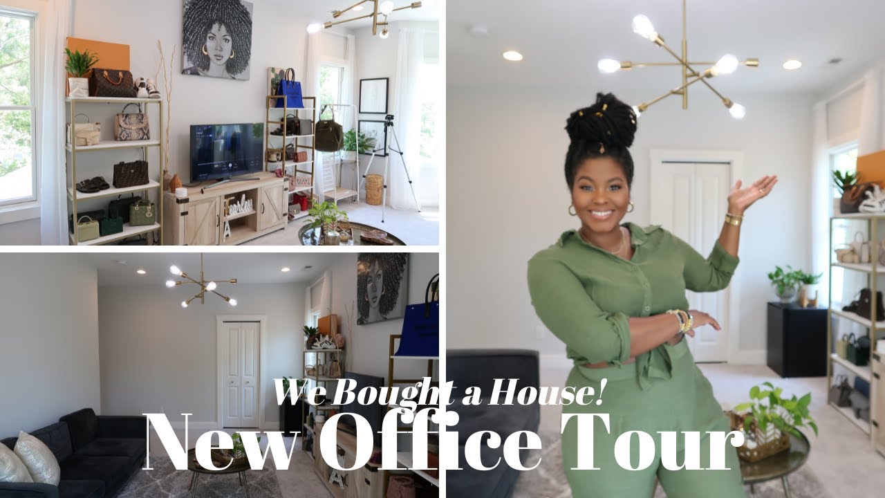 New House = New Office || Chic + Modern Office Tour || LivinFearless ...