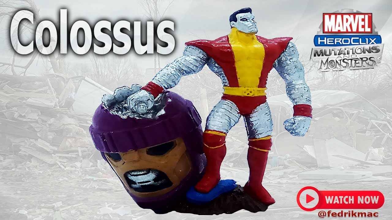 Miniature Colossus 012 Mutations and Monsters Marvel Heroclix - YouTube