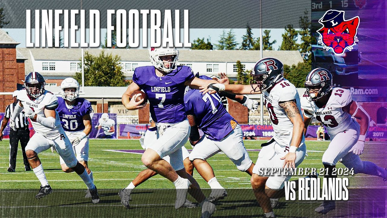 LINFIELD FOOTBALL HIGHLIGHT vs REDLANDS - YouTube