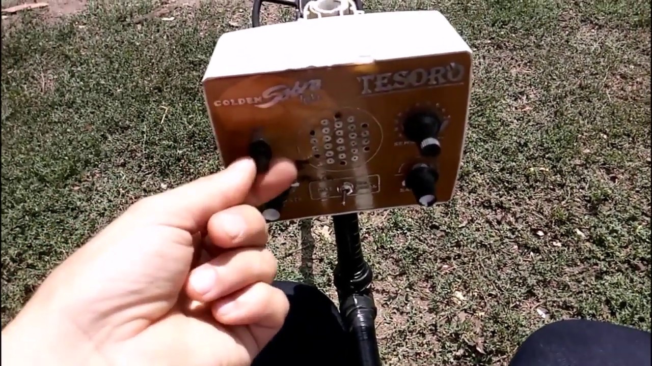 Краткий тест металлоискателя для поисков золота. Тесоро TGSL - YouTube