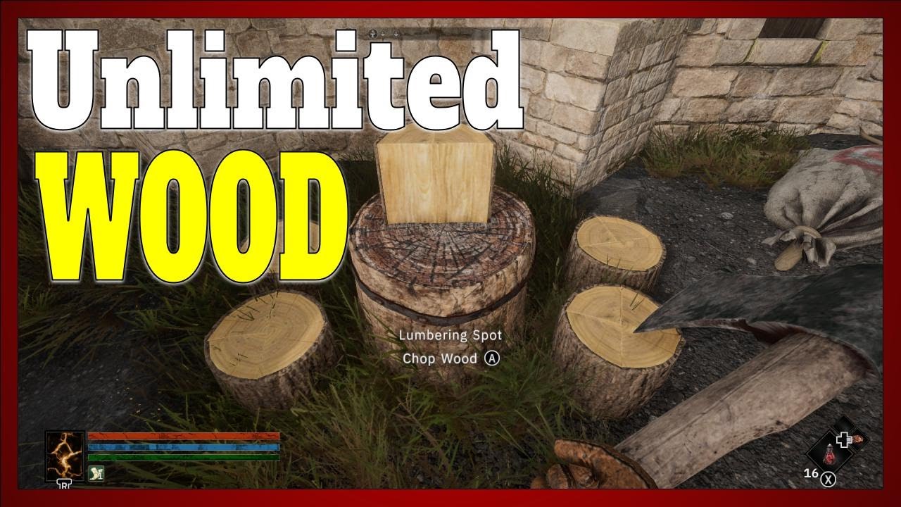 Where to get Wood? Unlimited Wood Cutting! (Tainted Grail The Fall of ...