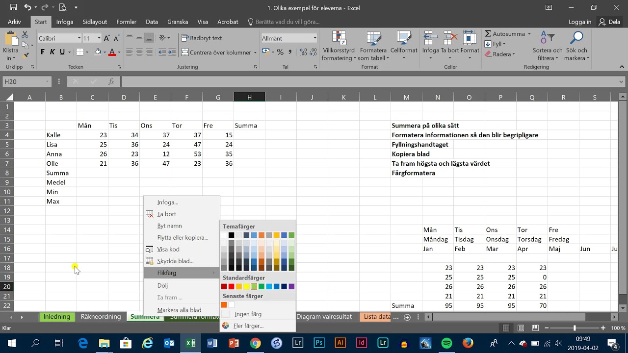 Excel grund - YouTube