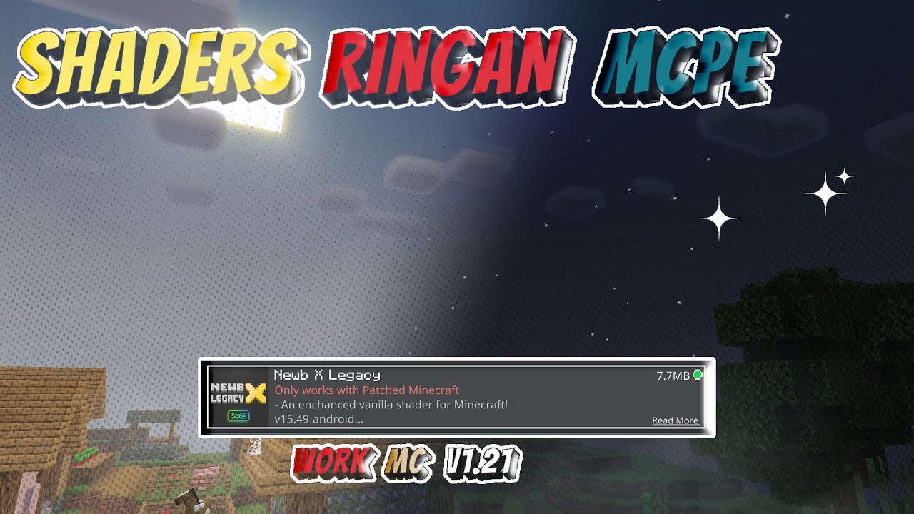 Shaders Ringan Untuk Minecraft v1.21++😋 | Minecraft Indonesia - YouTube