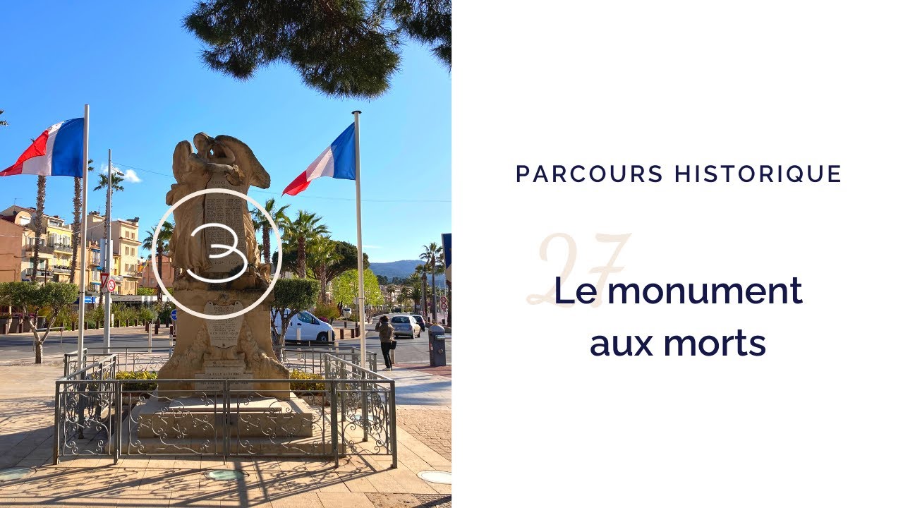 Parcours historique de Bandol : le monument aux morts - YouTube