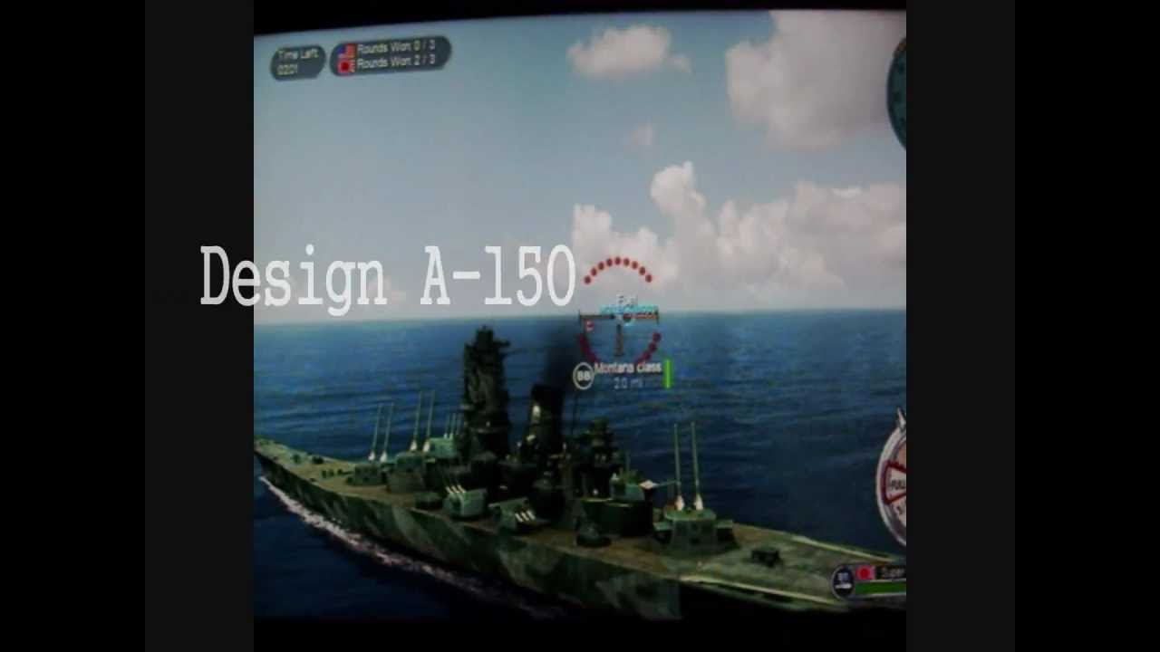Battlestations Pacific: Super Yamato vs. USS Montana - YouTube