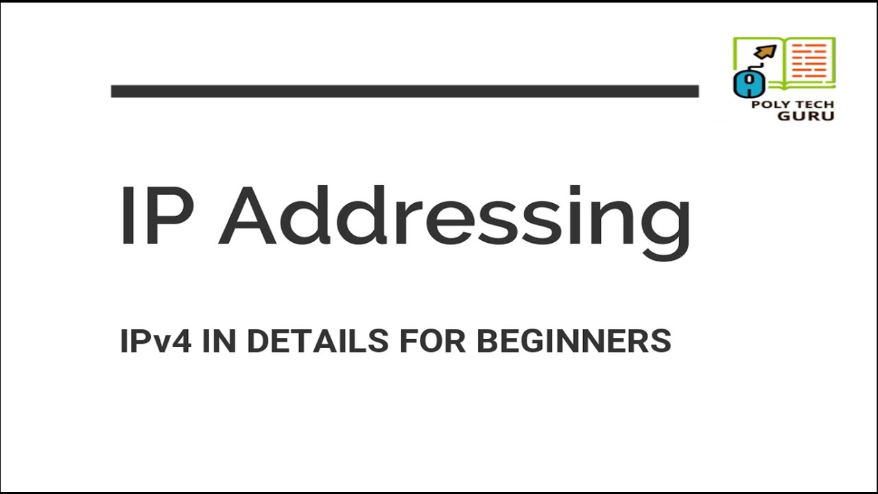 IP addressing easiest explanation PART 1 - YouTube