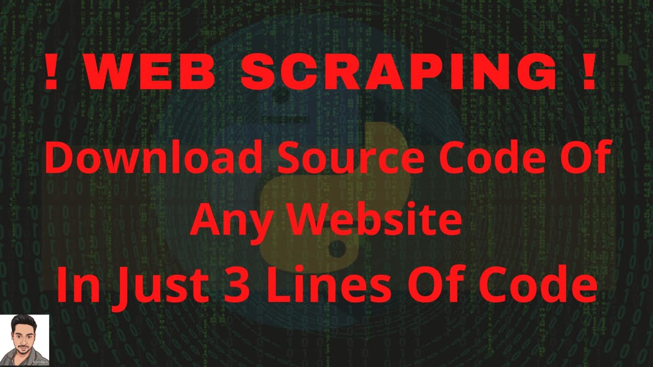 Download Source Code Of Any Website Using Python - YouTube