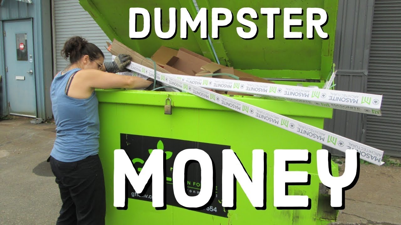 LOOK WHAT WE FOUND DUMPSTER DIVING !!! - YouTube