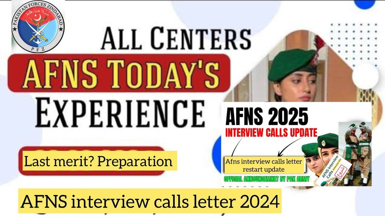 Afns interview calls update for all centers | Afns interview experience ...