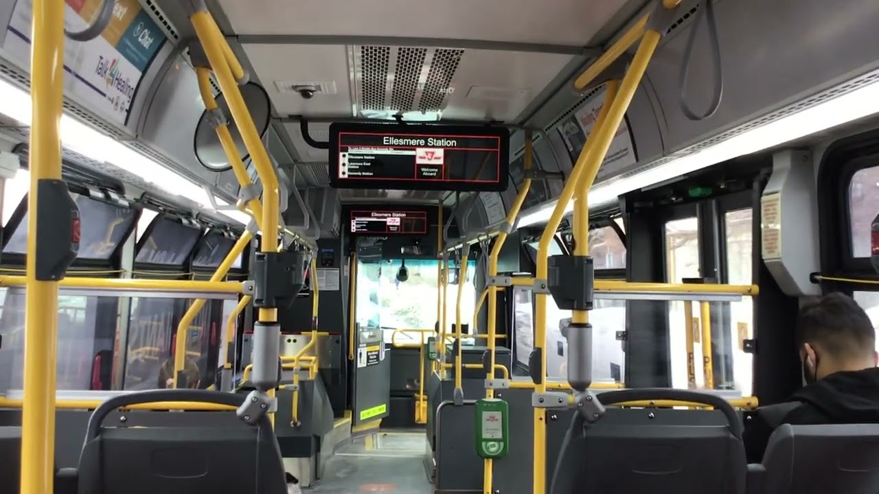 TTC Ride Video on 3505 on route Line 3 Shuttle Bus to Lawrence Avenue ...
