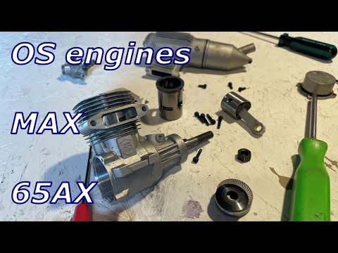 OS engines MAX - 65AX Tear Down and Reassemble - YouTube