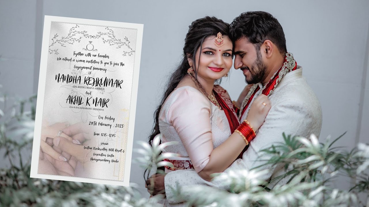 WEDDING ENGAGEMENT HIGHLIGHTS I TRIBE MULTIMEDIA I NANDA REJI KUMAR ...